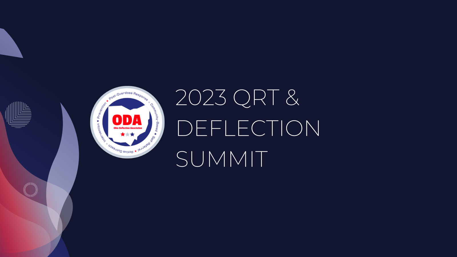 2023 OHIO QRT, OUTREACH, & DEFLECTION TRAINING SUMMIT