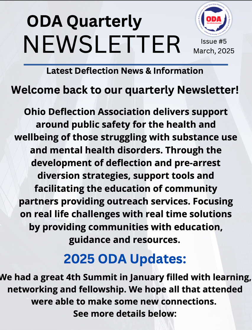 ODA Newsletters - ODA Ohio Deflection Association
